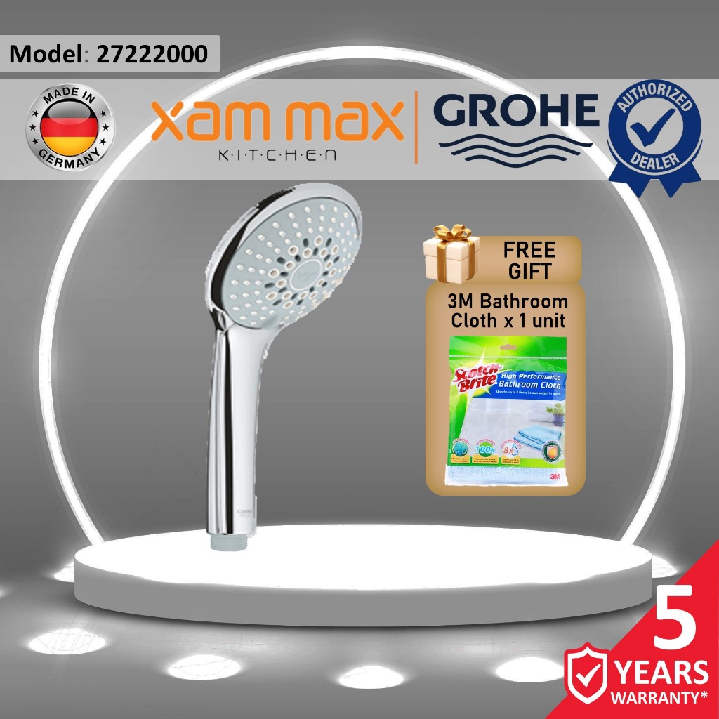 Grohe Euphoria 110 Champagne Hand Shower Head 27222000 | Germany ...