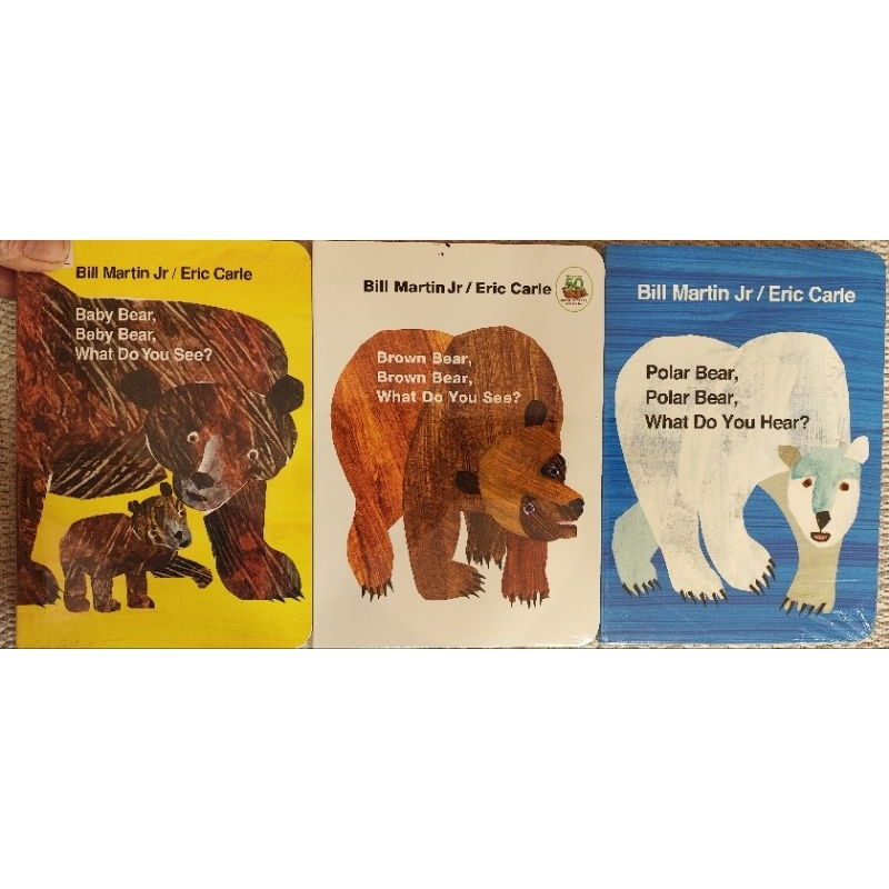 Baby Bear/brown bear/polar bear by Bill Martin and Eric Carle (board ...