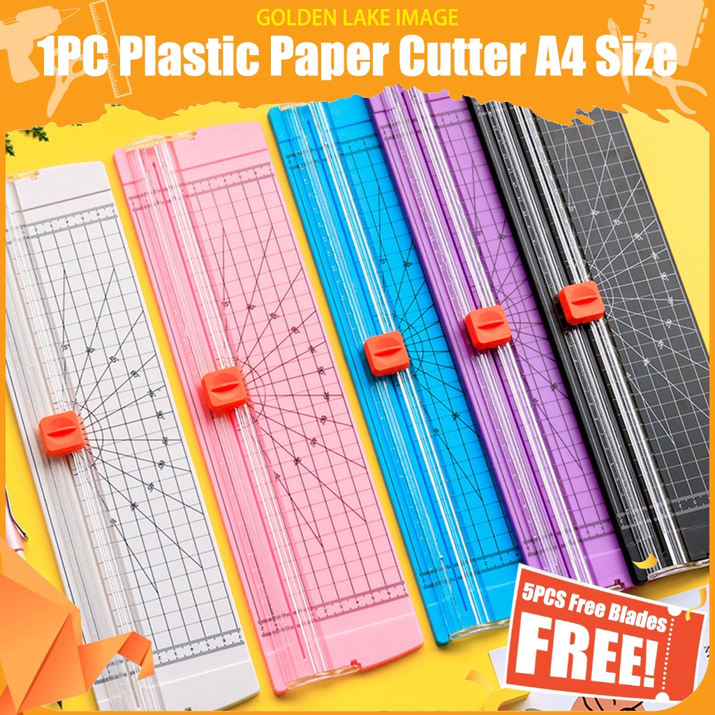 GL Portable Paper Trimmer Paper Cutter A4 [Sliding Paper Trimmer with ...