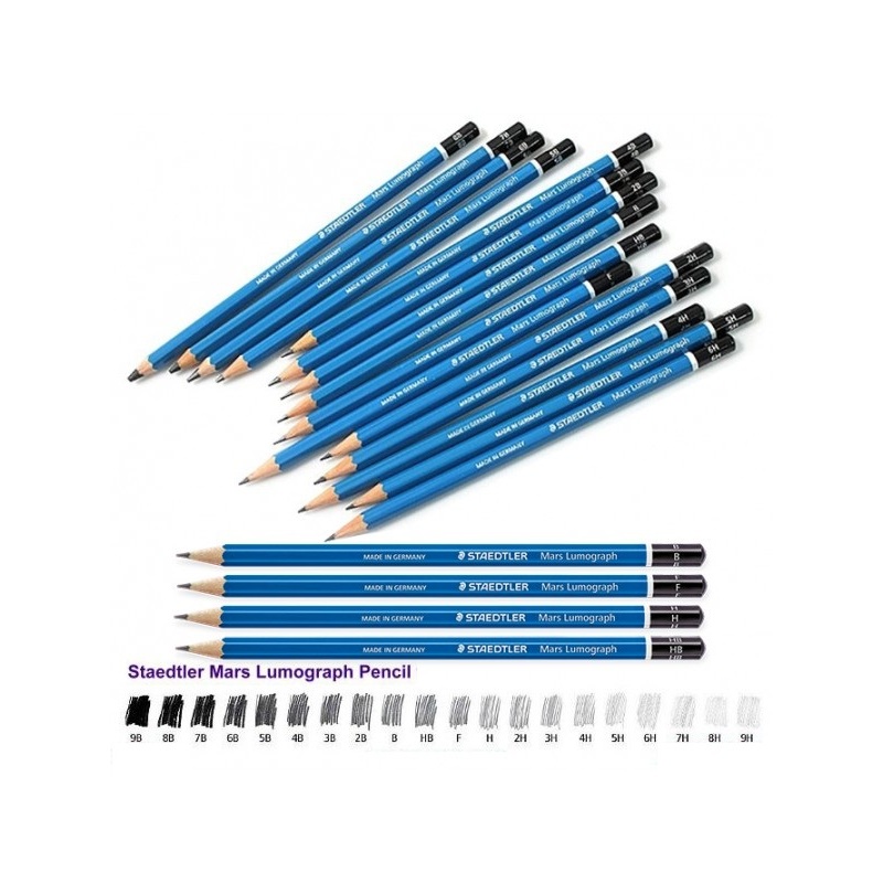 STAEDTLER MARS LUMOGRAPH (100) DRAWING SKETCHING PENCIL (PER PC) | Shopee Malaysia