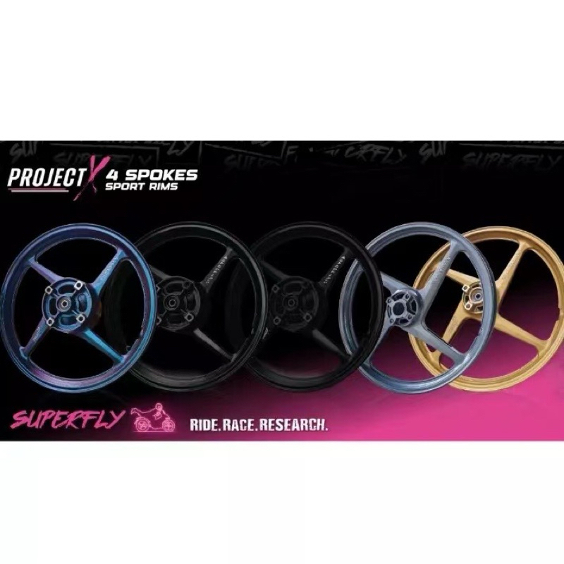 SUPERFLY PROJECT X RIM > Y16 Y15 > CHAMELON BLUE MIDNIGHT BLACK NARNO ...