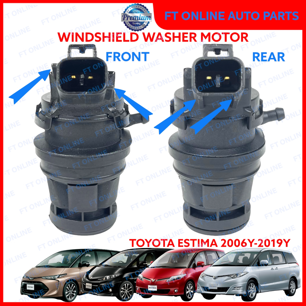 TOYOTA ESTIMA 2006-2019 ACR50 WASHER MOTOR/PUMP WINDSHIELD WIPER TANK ...