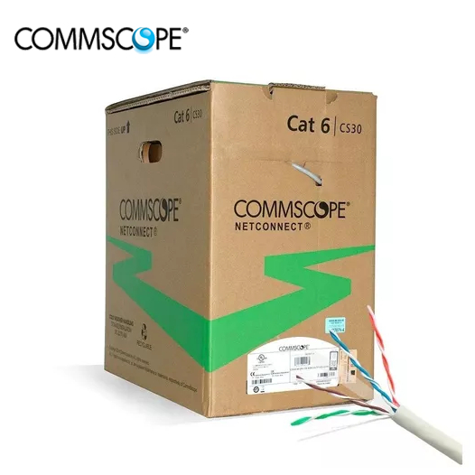 COMMSCOPE AMP CS30CM CAT6 UTP 24AWG FULL COPPER NETWORK CABLE 305M 1BOX ...