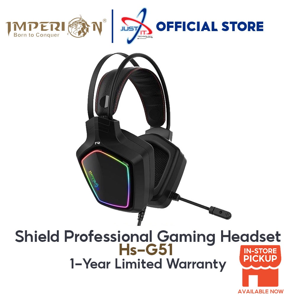 Imperion HS-G51 Silver Shield Professional Gaming Headset | Shopee Malaysia