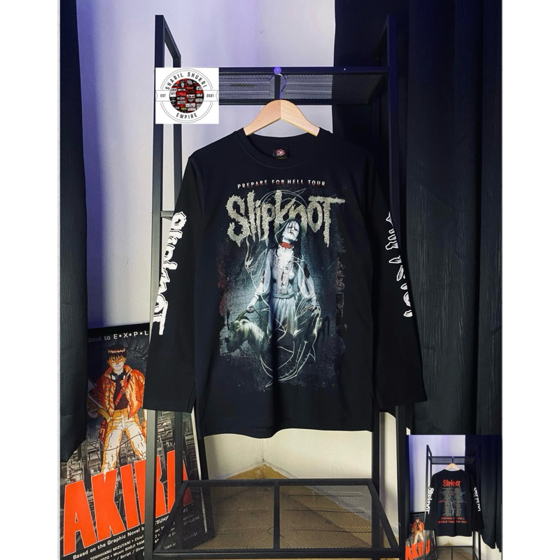 Baju Band Slipknot Longsleeve Cutting Oversaiz | Shopee Malaysia
