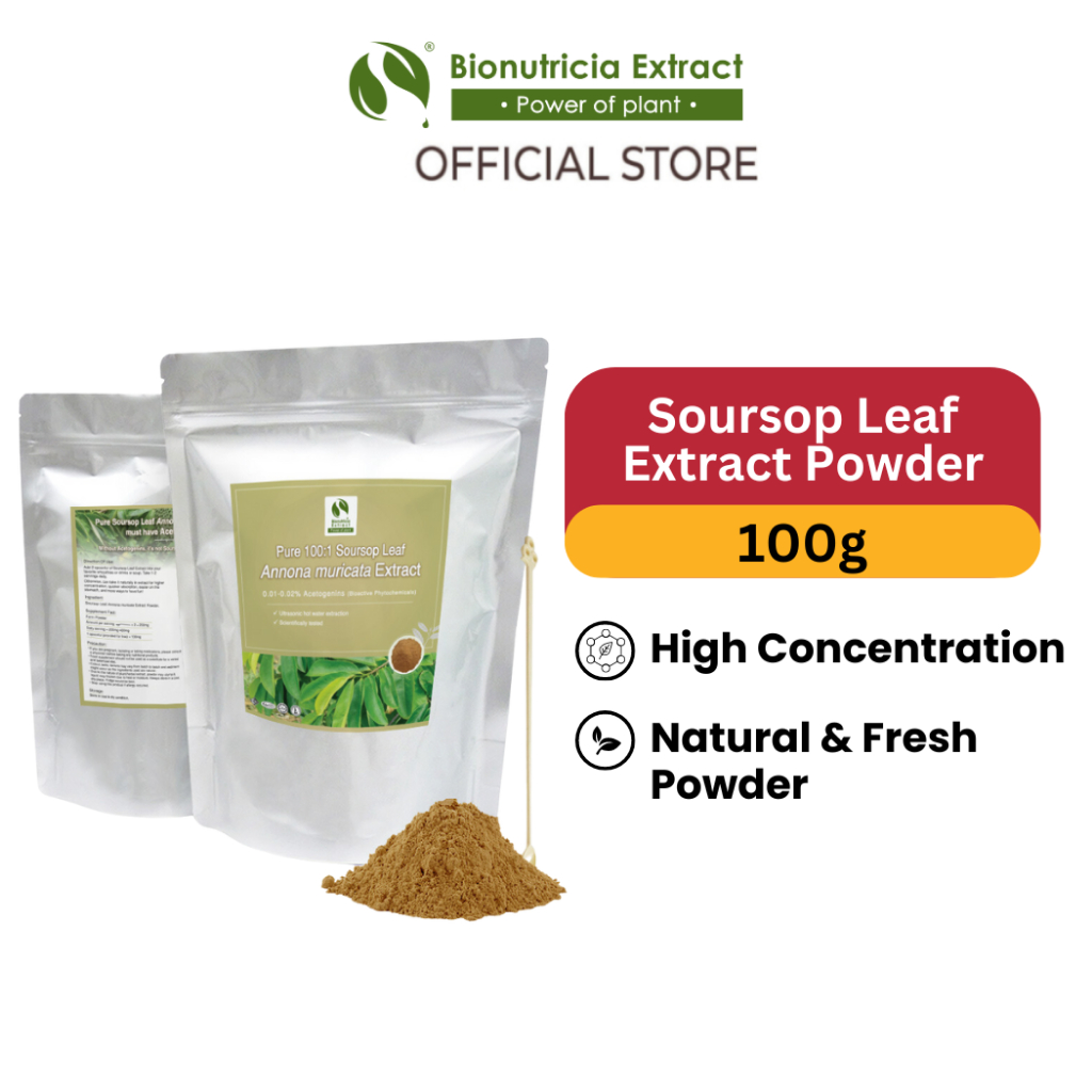 Bionutricia Soursop Leaf Extract Powder 100g | Shopee Malaysia