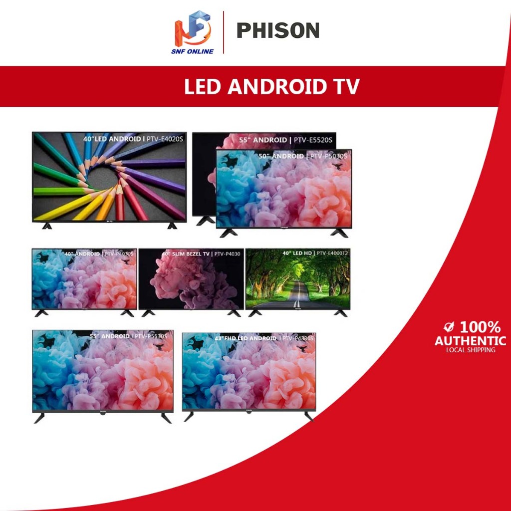 Phison / Aiwa Slim Bezel Full HD TV (40") PTV-P4030/PTV-P4030S/4K PTV ...