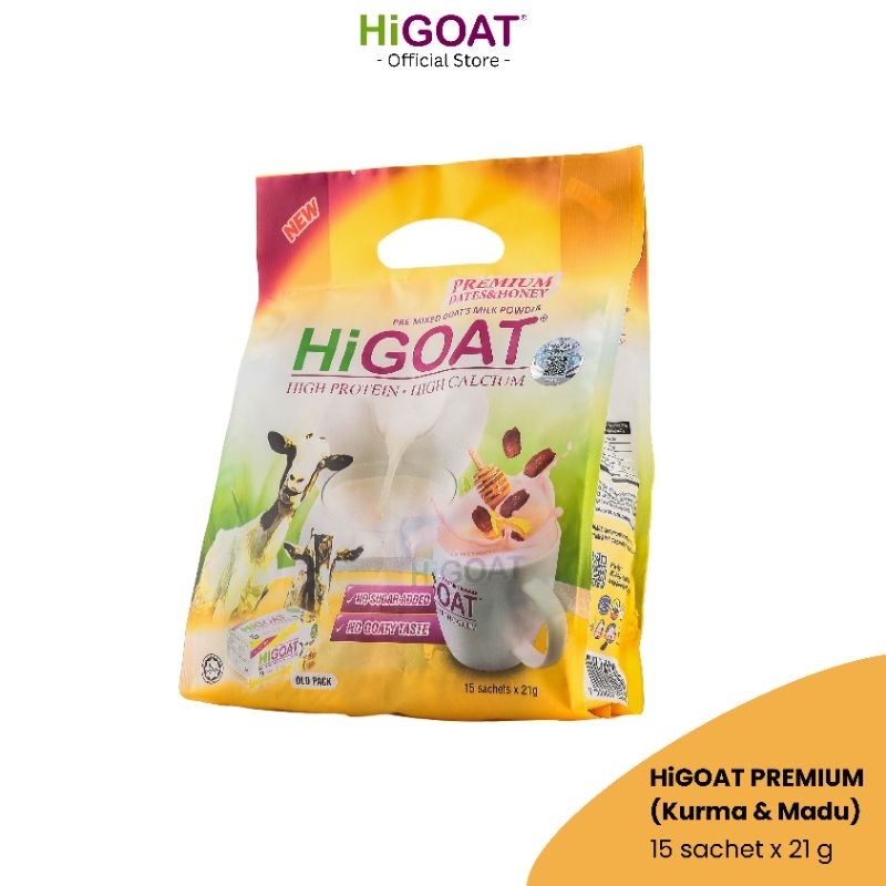 HiGOAT Premium with Dates and Honey (15 Sachets) | Shopee Malaysia