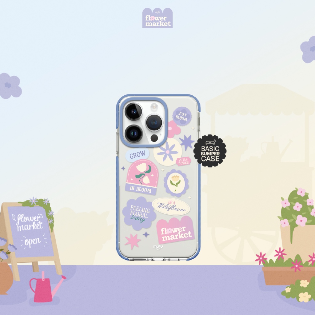 Petal Power - Flower Market Collection (Powered by Basic Bumper) Compatible with iP16PROMAX ...