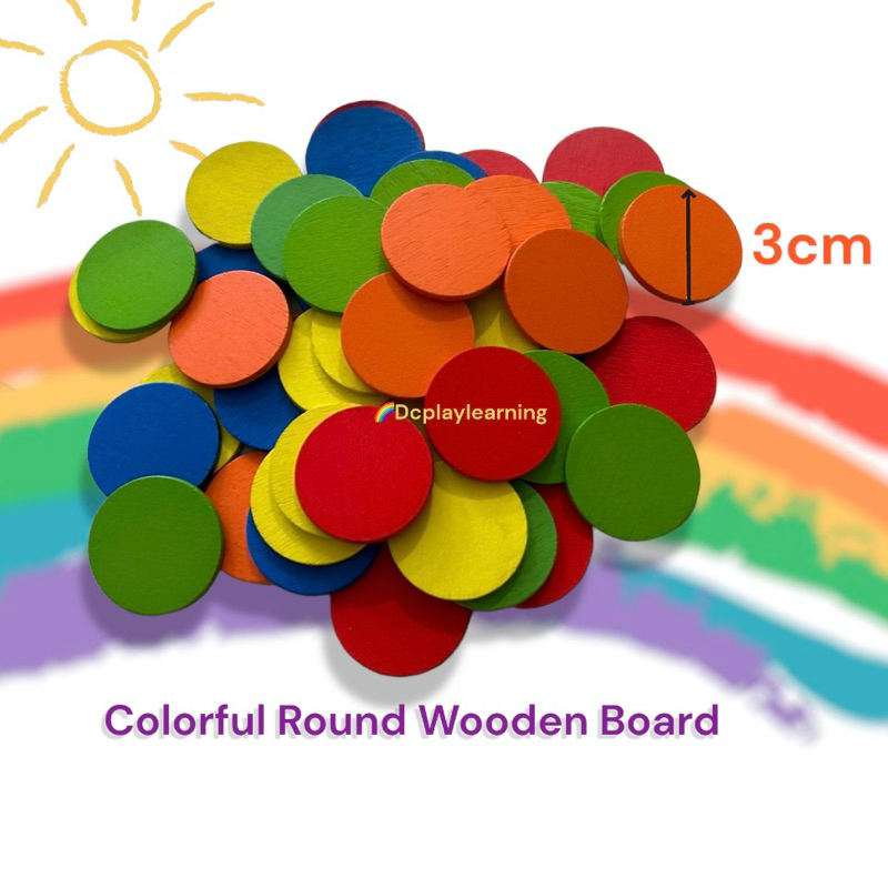 Dcplaylearning Colorful Wooden Board Montessori Mathematics Teaching ...