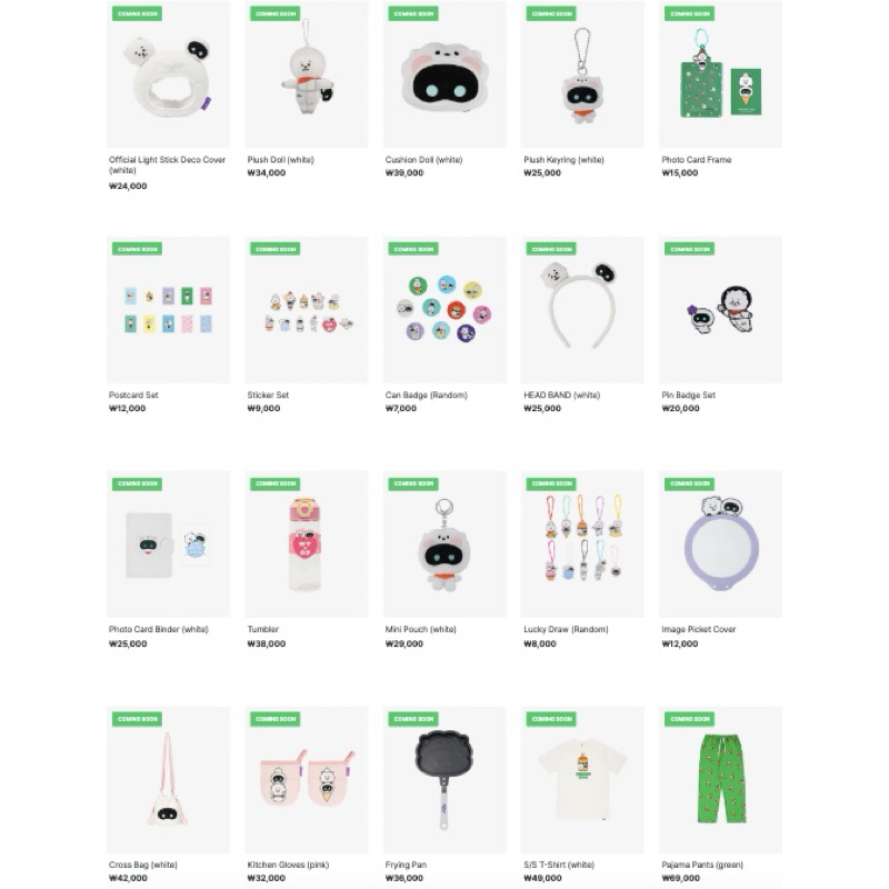 BTS Jin Wootteo x RJ official merch (sealed full set) | Shopee Malaysia