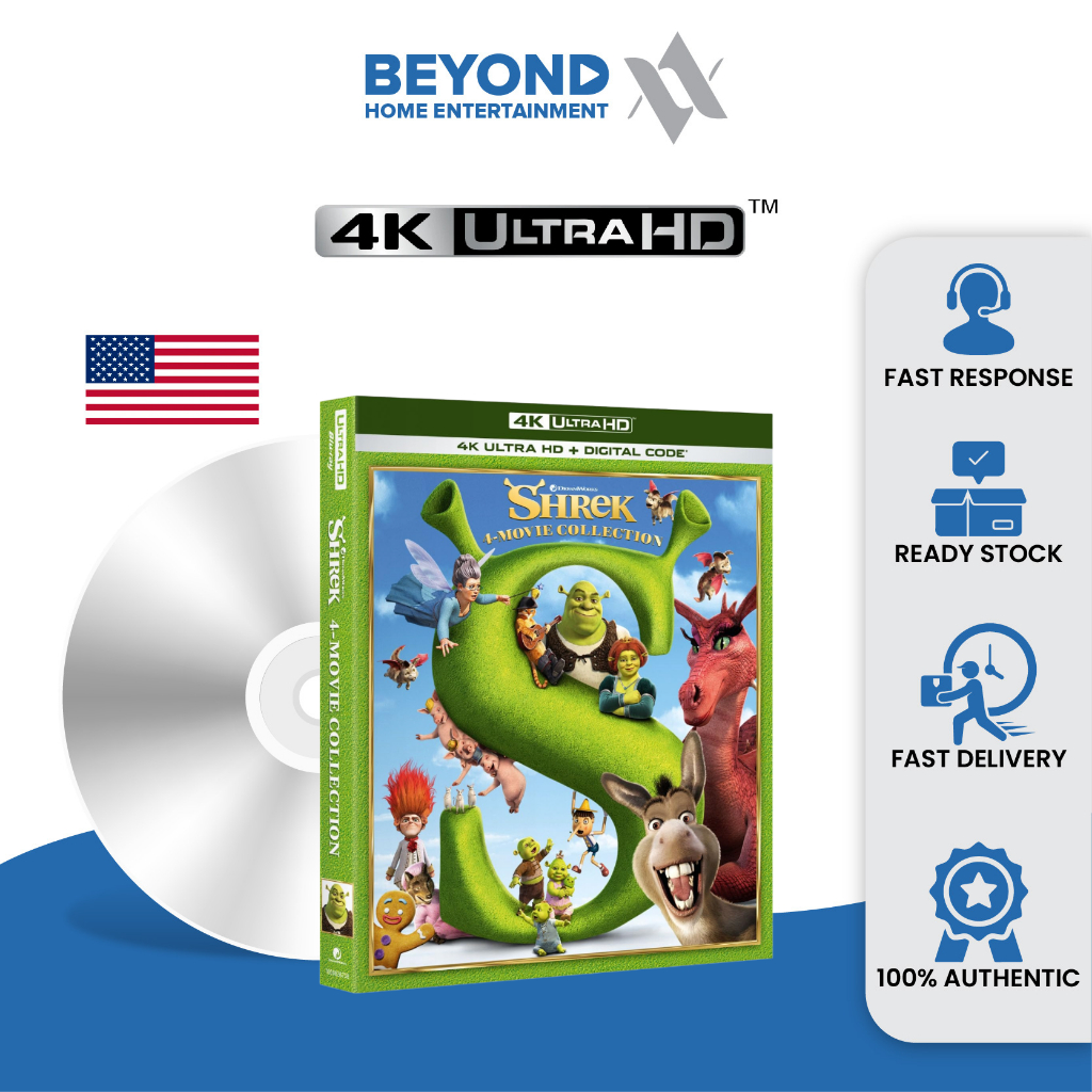 Shrek 4-Movie Collection [4K Ultra HD] Movie HD High Definition ...