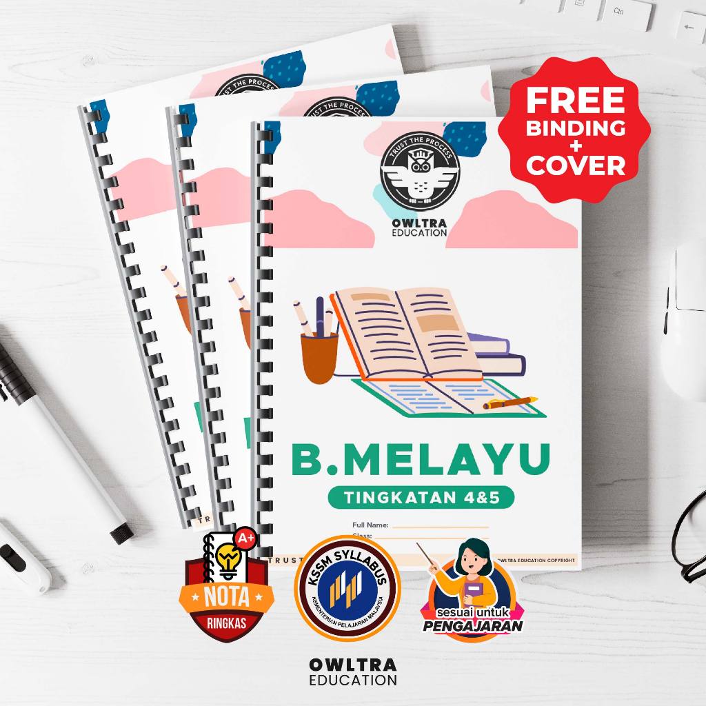 Nota Bahasa Melayu SPM Tingkatan 1-5 Nota A+ (Bab Penuh) (FREE BIND ...