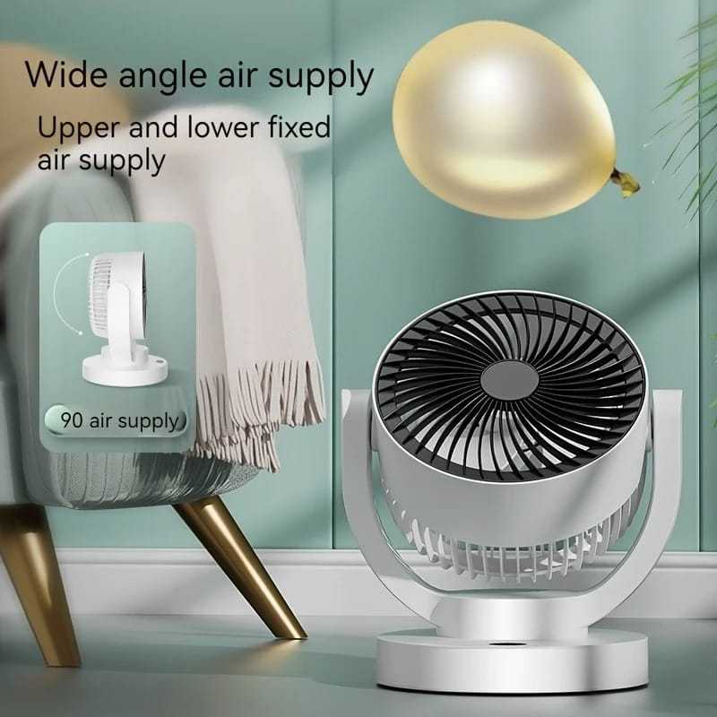 3 Speed Multifunctional Circulation Fan Desktop Large Wind Power ...