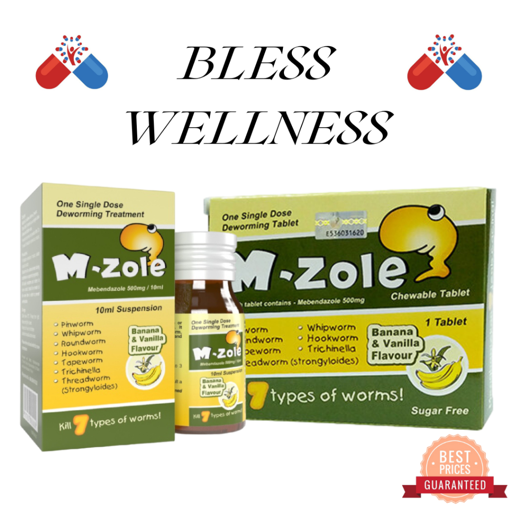 M-ZOLE CHEWABLE TABLET/SUSPENSION | Shopee Malaysia