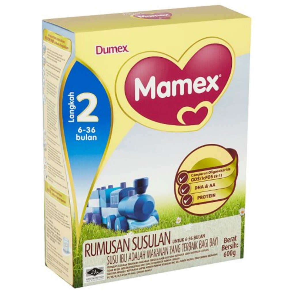 Dumex Mamex Step 2 Follow Up Milk Formula, 6 to 36 Months, 600g ...