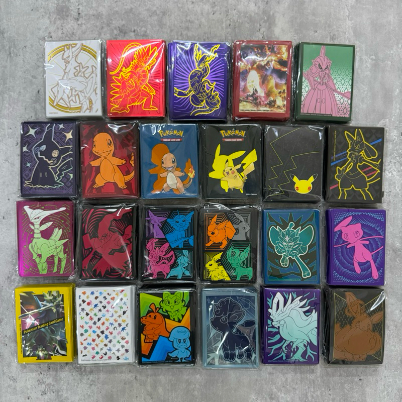Pokemon Sleeves Pack 65 pcs (ETB/UPC/etc) - PTCG Pokemon Card Original ...
