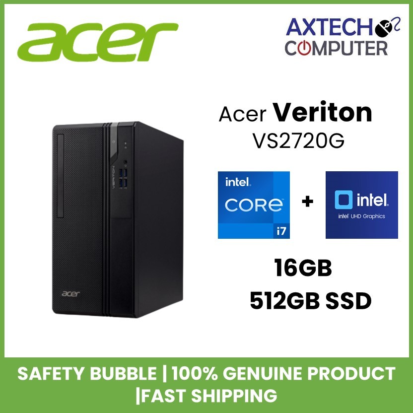 Acer Veriton 2000 VS2720G-14700 Desktop PC ( I7-14700, 8GB, 512GB SSD ...