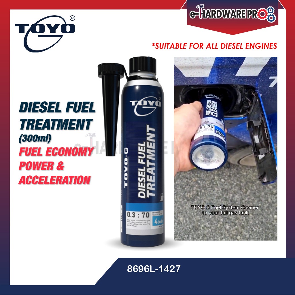 Toyo-G Diesel Fuel Treatment (300ml) Diesel Injector Cleaner Diesel ...