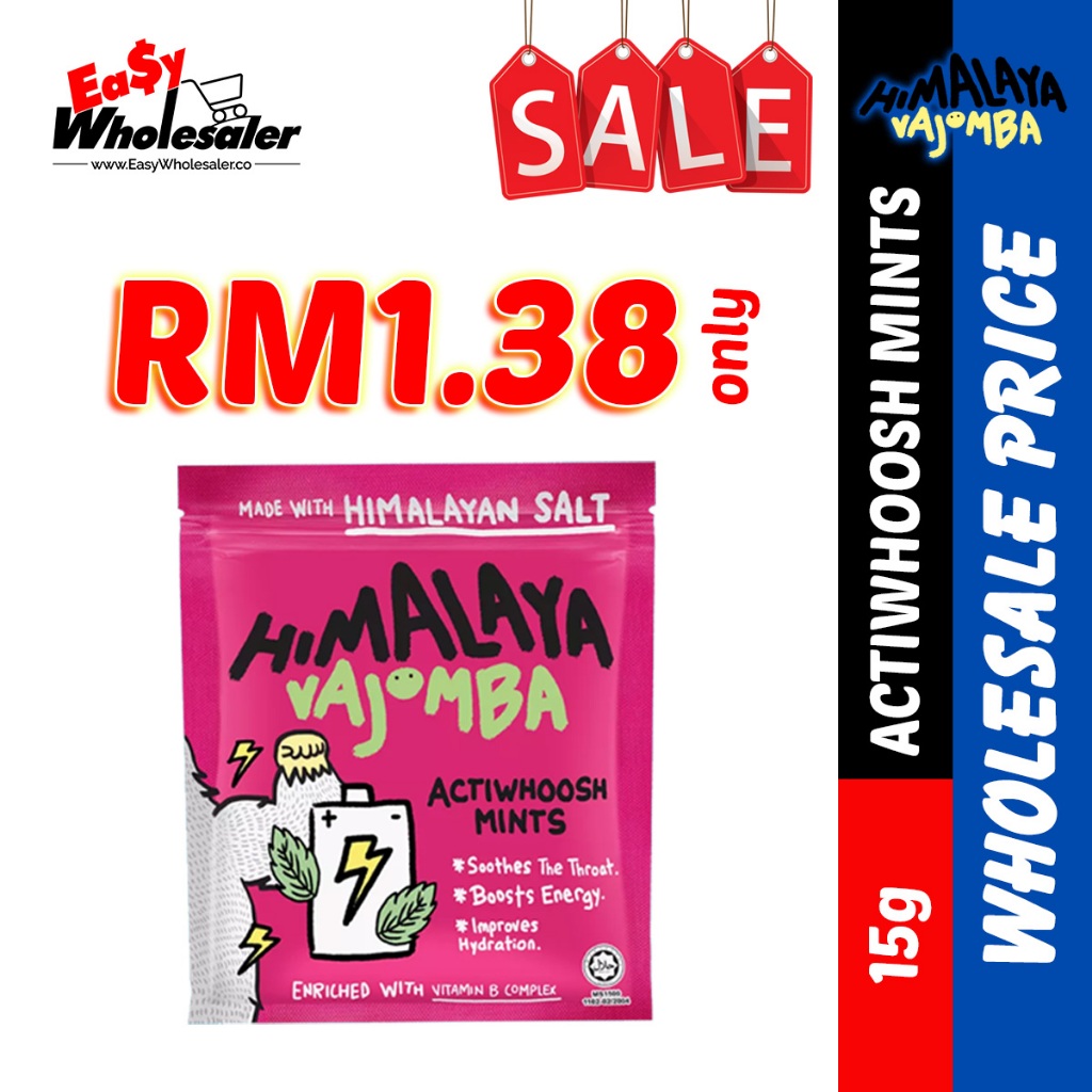 HIMALAYA VAJOMBA - ACTIWHOOSH MINTS 15g | Shopee Malaysia