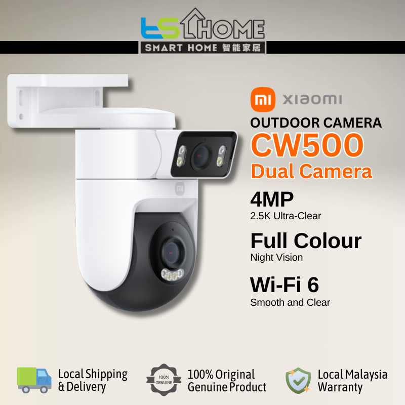 Xiaomi Outdoor Camera CW500 Dual Camera version | 4MP 2.5K Ultra Clear ...