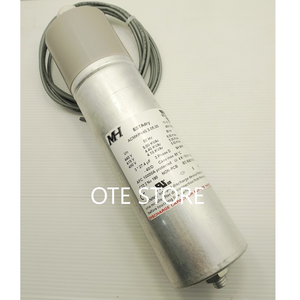 ESTA VISHAY 5Kvar 440VAC Cylinder Power Factor Capacitor Bank (DRY TYPE) | Shopee Malaysia