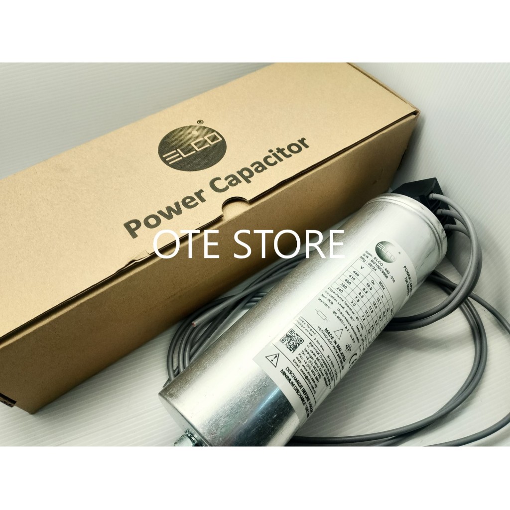 ELCO 10Kvar 440VAC Cylinder Power Factor Capacitor Bank (DRY TYPE) (Made in Malaysia) | Shopee ...