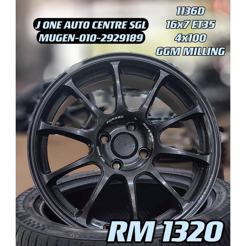 NEW RIM 16 INCH ZE40 FOR MYVI ALZA VIOS YARIS WIRA HONDA HATCHBACK CITY ...