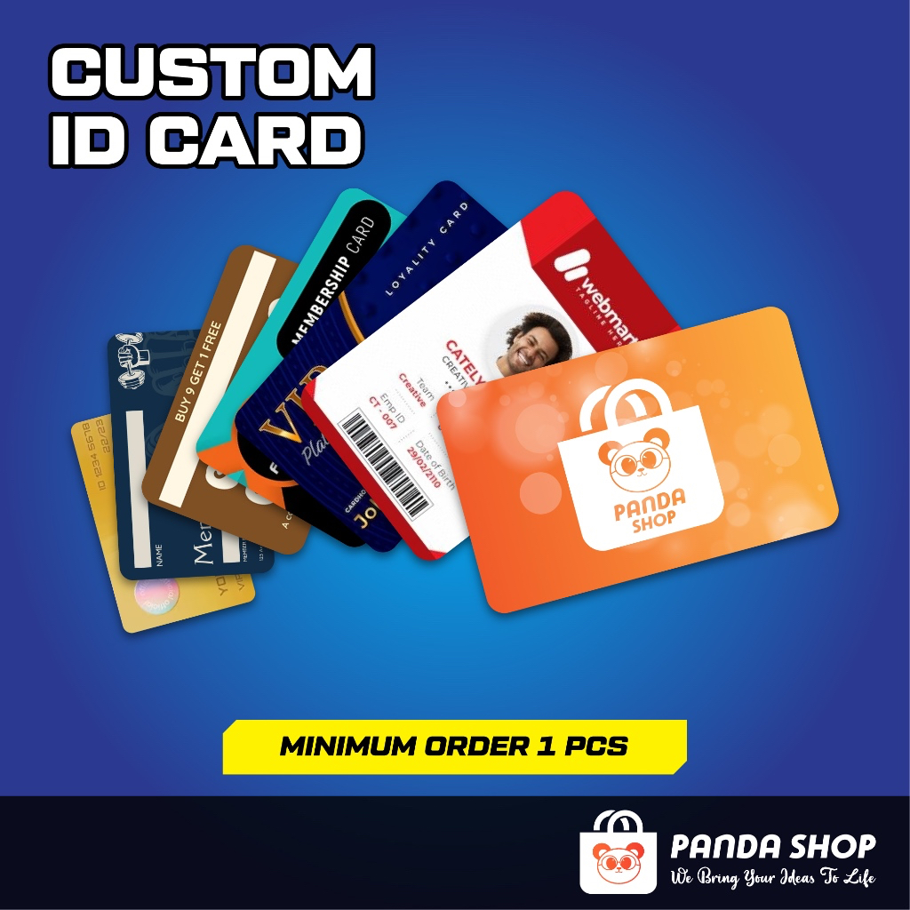 ID CARD PVC CUSTOM (ID PELAJAR/ID STAF/ID CREW/ID PASS KEBENARAN ...