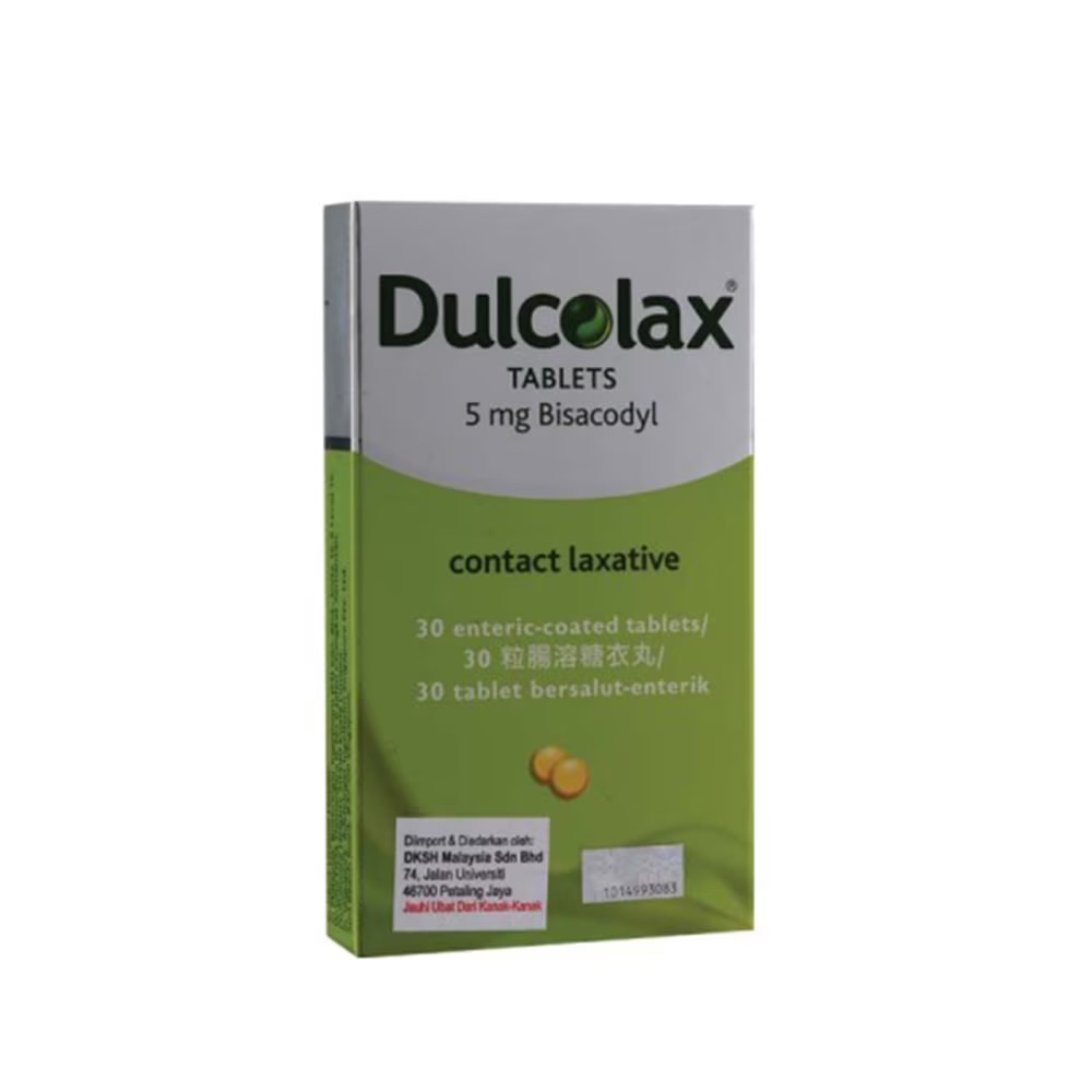 DULCOLAX TAB 20'S / Per Strip EFFECTIVE CONSTIPATION RELIEF IN 6-12 ...