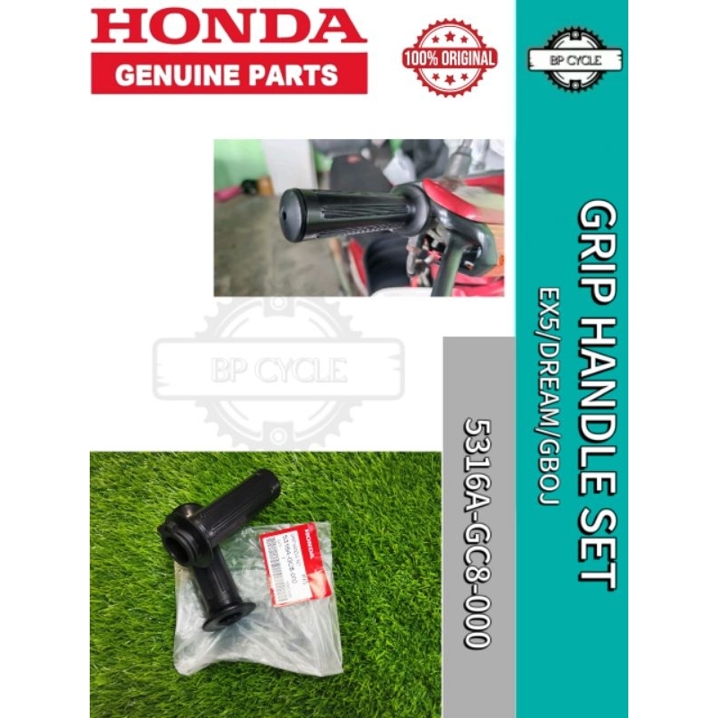 Original Honda Ex5 Dream GBOJ Handle Grip Throttle Pipe Set 5316A-GC8 ...