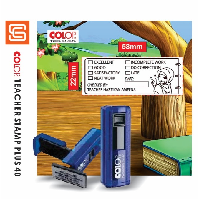 COLOP PLUS 40 TEACHER STAMP | Shopee Malaysia
