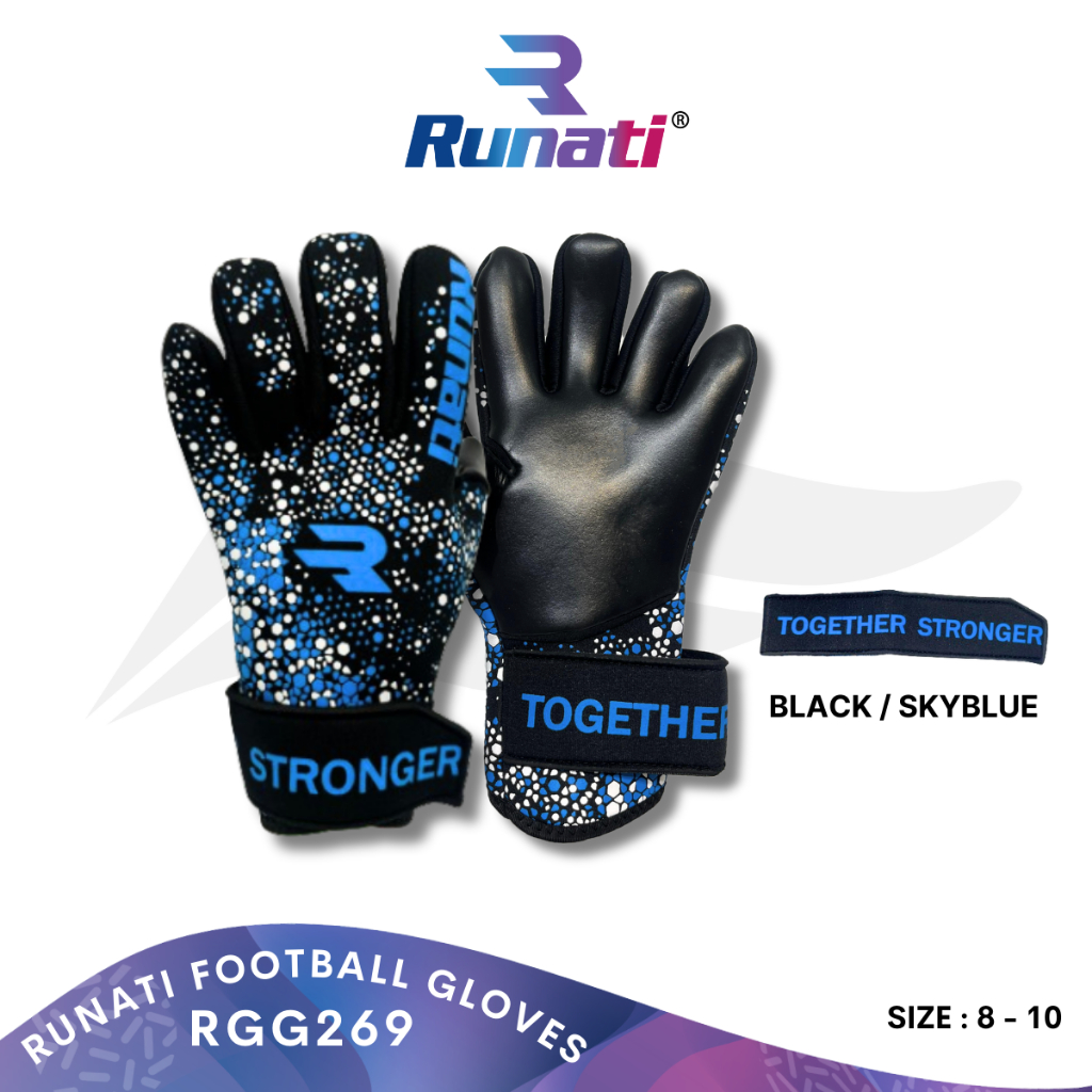 [NEW ARRIVAL] Runati Together Stronger Football Gloves RGG269 | Sarung ...