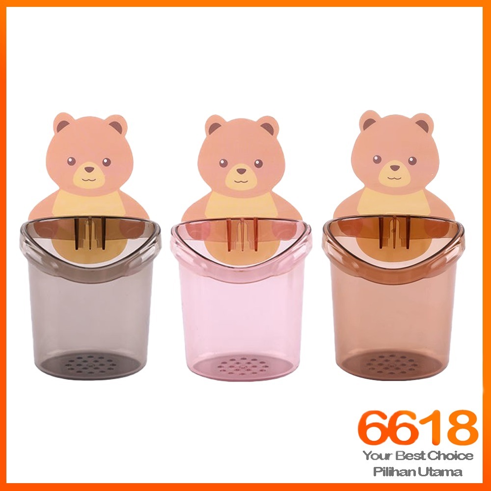 Cawan Penyimpanan Longkang Beruang Isi Rumah Pelekat sendiri Cawan ...