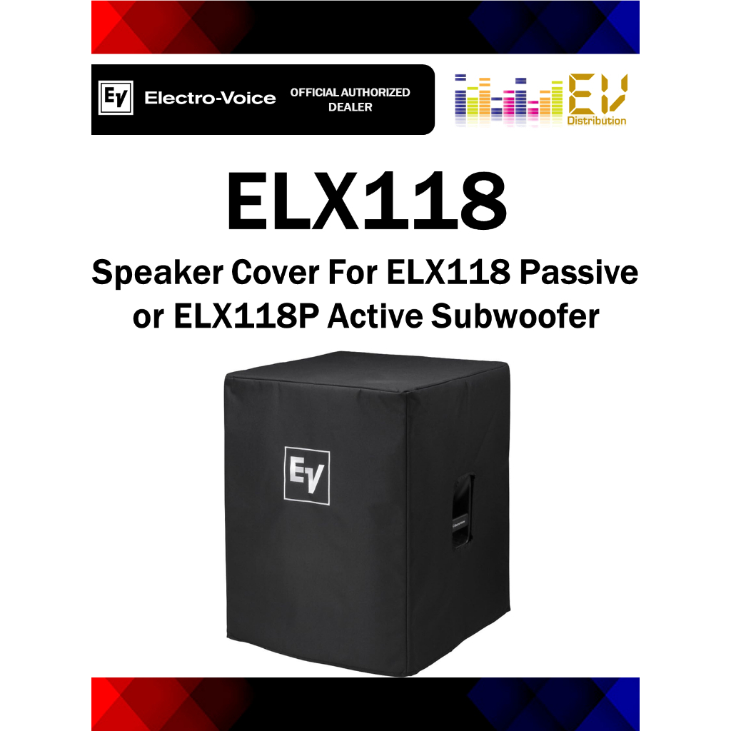 [READY STOCK FAST DELIVERY] Electro-Voice ELX118-CVR Padded Cover for ...