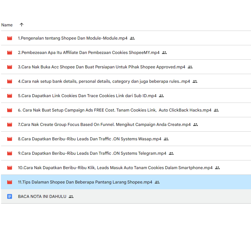 BUAT DUIT GUNA SHOPEE AFFILIATE - VIDEO MODULE | Shopee Malaysia