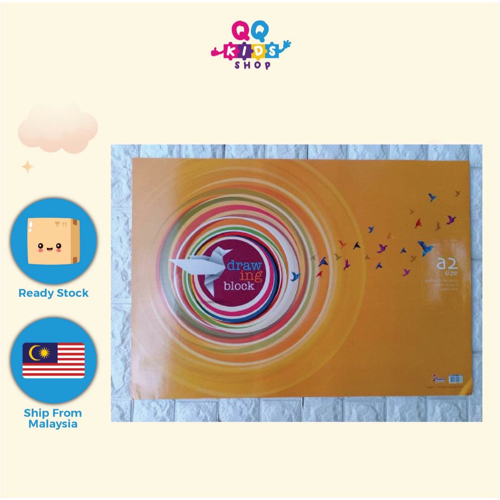 A2 Drawing Block 135Gsm Sketch Book Buku Lukisan | Shopee Malaysia