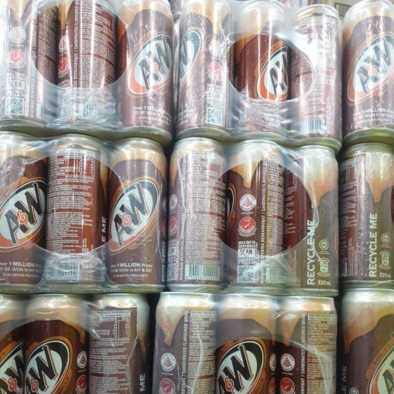 A&W 320ML X 12 Tin Ready Stock | Shopee Malaysia