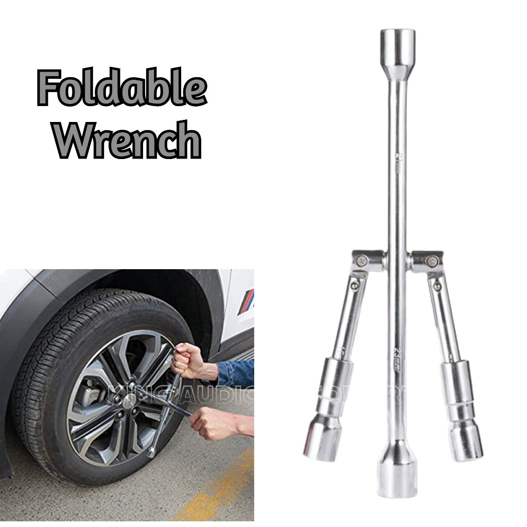 14 Inch Universal Folding Lug Wrench 4-Way + Lipat (Pembuka Tayar ...