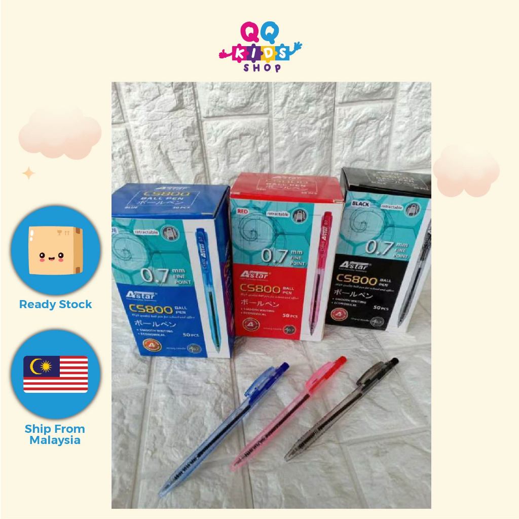 Astar 0.7 mm fine point ball pen 圆珠笔 Pen Murah | Shopee Malaysia
