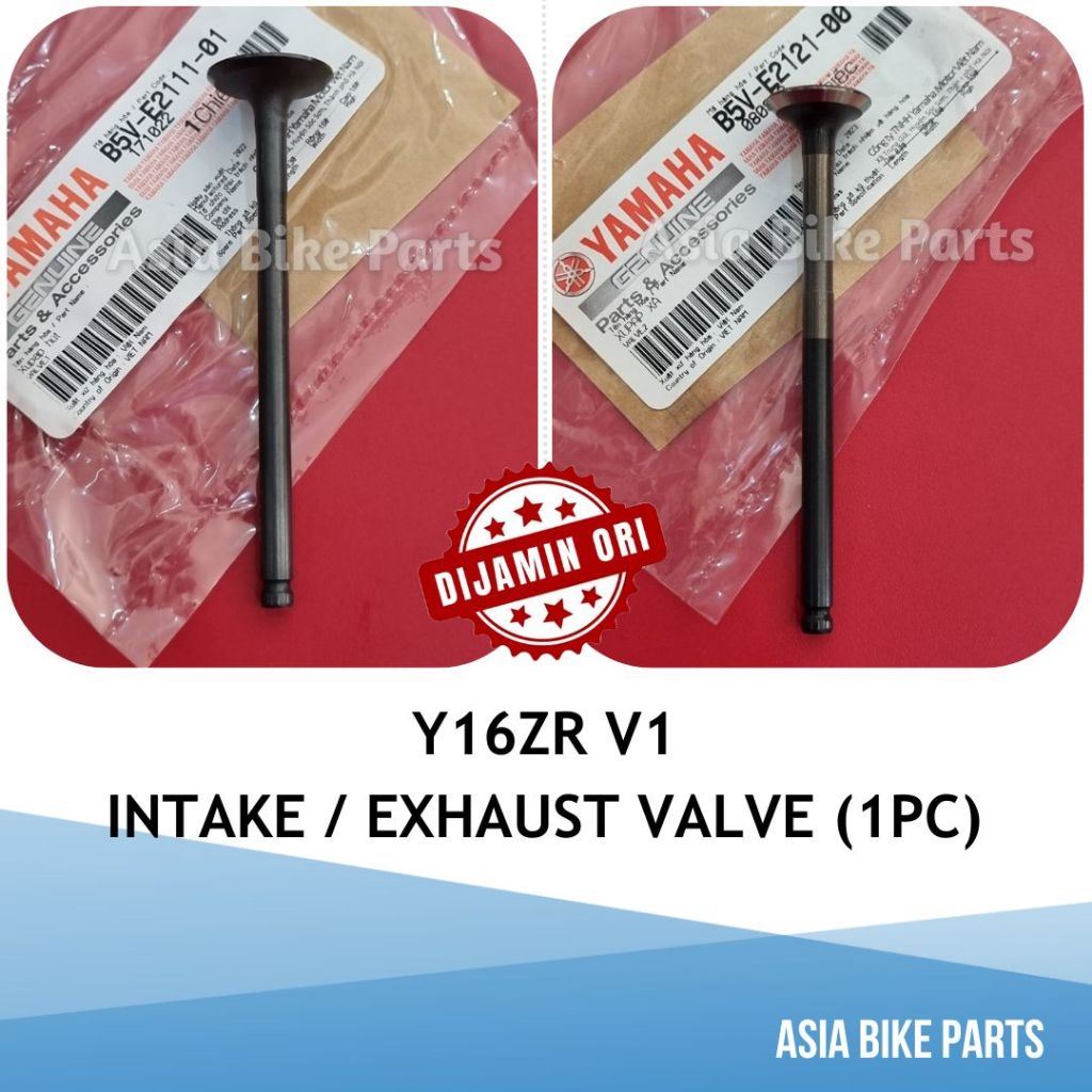 Yamaha Original Y16ZR V1 Intake Valve / Exhaust Valve / Valve Seal ...