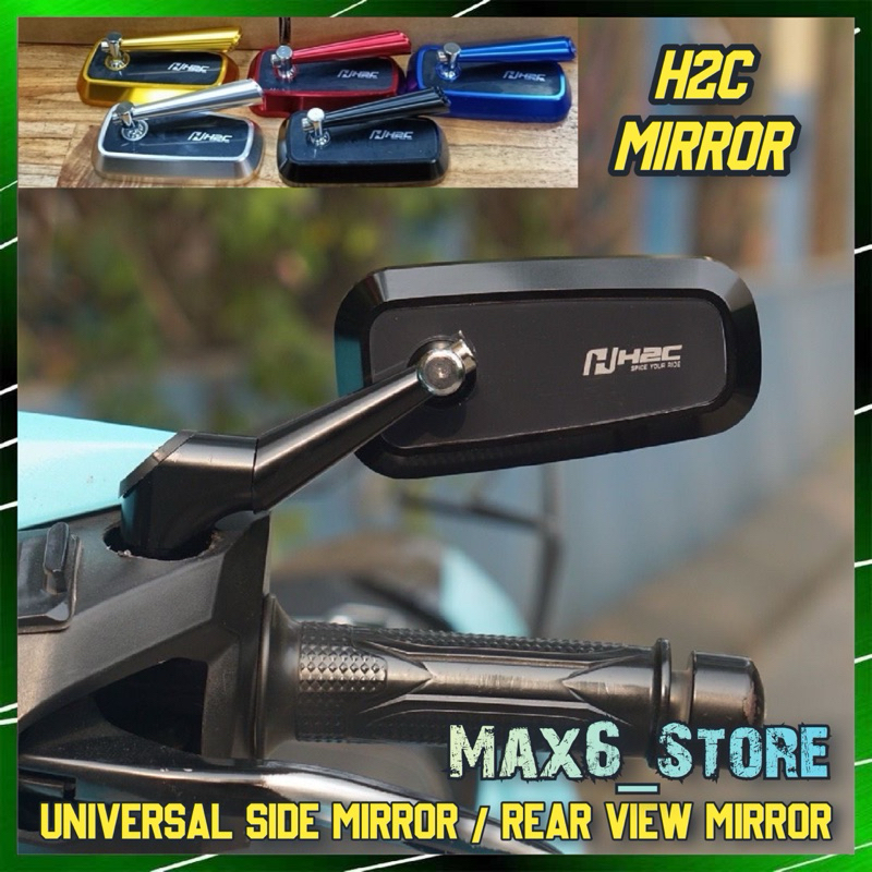 H2C FULL ALUMINUM SIDE MIRROR REARVIEW MIRROR H2C SHORT LEG MIRROR ...