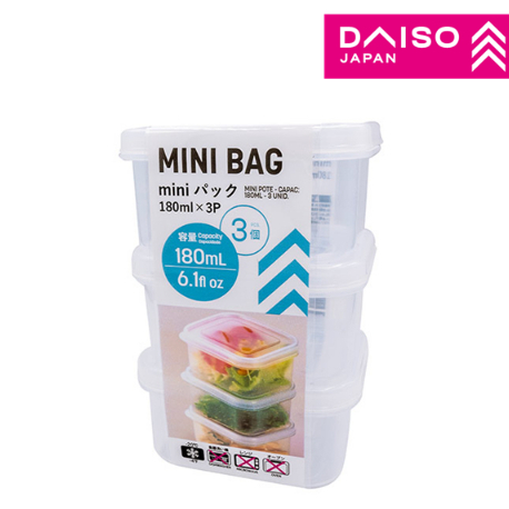 DAISO Mini Pack 3P 180Ml | Shopee Malaysia