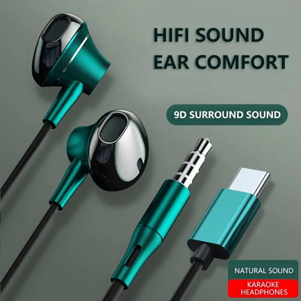 Bass Earphone Stereo In-Ear Headphone Hi-Res Audio HD Sound 3.5mm Type ...