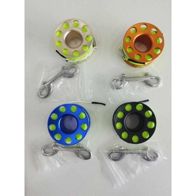 15m 30m ALUMINIUM REEL SPOOL FINGER SPOOL | Shopee Malaysia