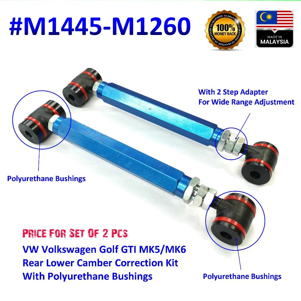 VW Volkswagen Golf GTI MK5/MK6 - Rear Lower Camber Correction Kit With ...