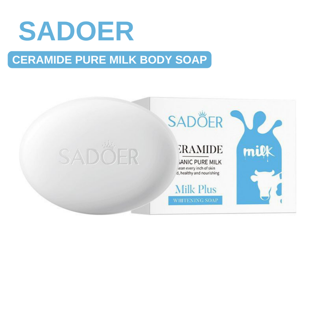 SADOER CERAMIDE PURE MILK ESSENCE BODY SOAP 100G (SD71457) | Shopee ...
