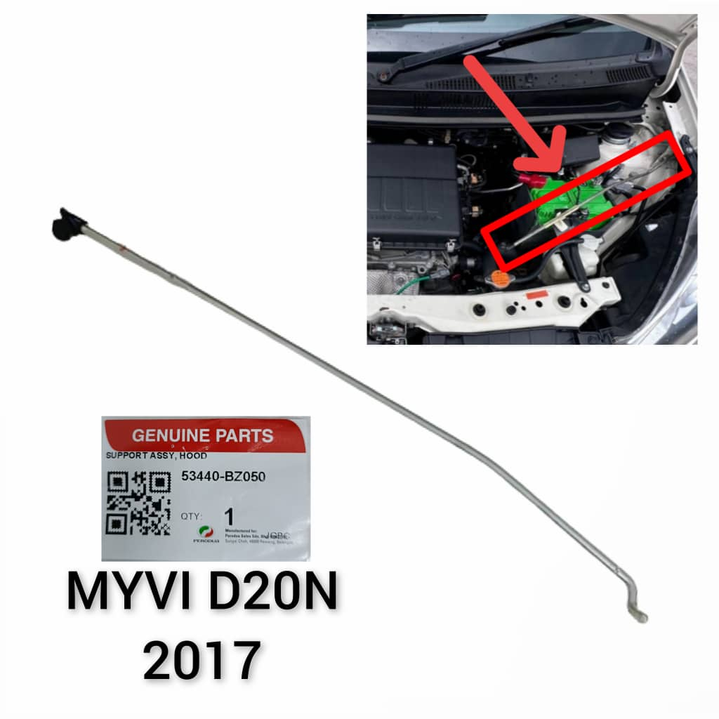 PERODUA MYVI D20N 2017-2024 FRONT BONNET STAND / BONNET STAND HOOK ...