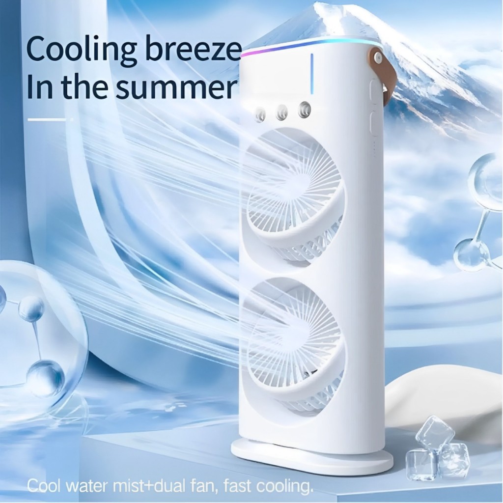Portable humidifier Fan Air conditioner Cooler for Home Desktop Office ...