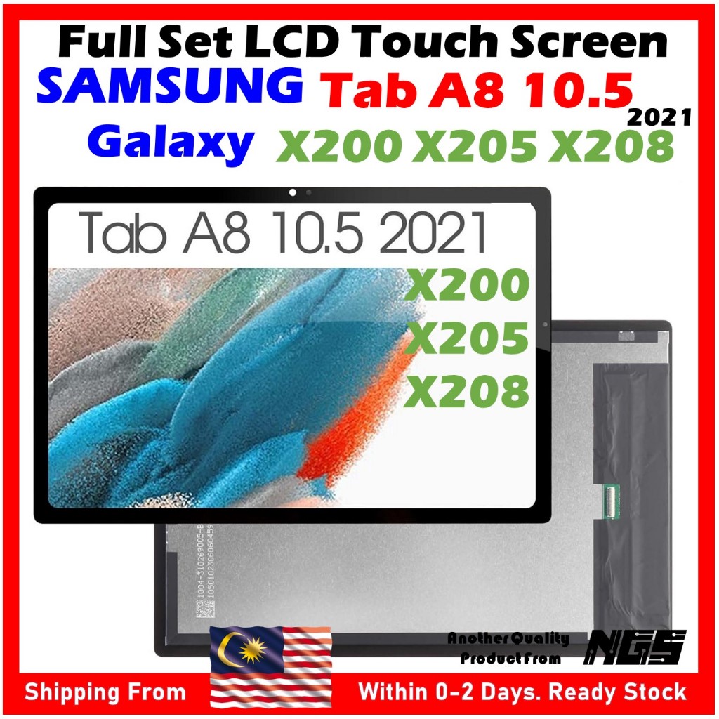 Ori Ngs Brand Full Set Lcd Touch Screen For Samsung Galaxy Tab A8 10 5